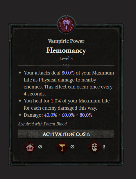 Diablo 4 Season 3 - Top 5 Vampire Powers That Players Would Like to See Return